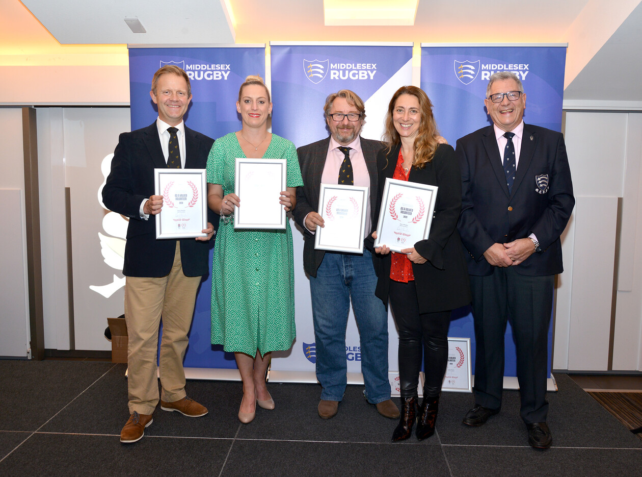 Middlesex Rugby : Volunteers Awards Evening 2020 and 2021 : Middlesex Rugby