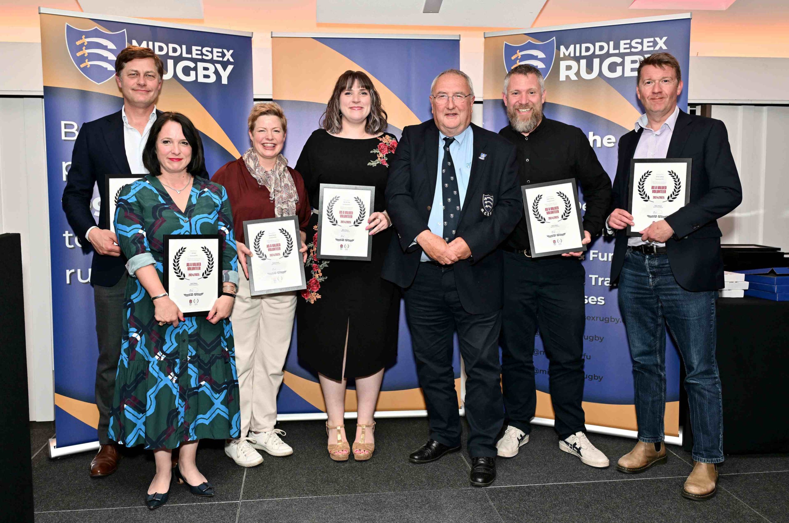 Middlesex Rugby : Volunteers Awards Evening 2025 : Middlesex Rugby